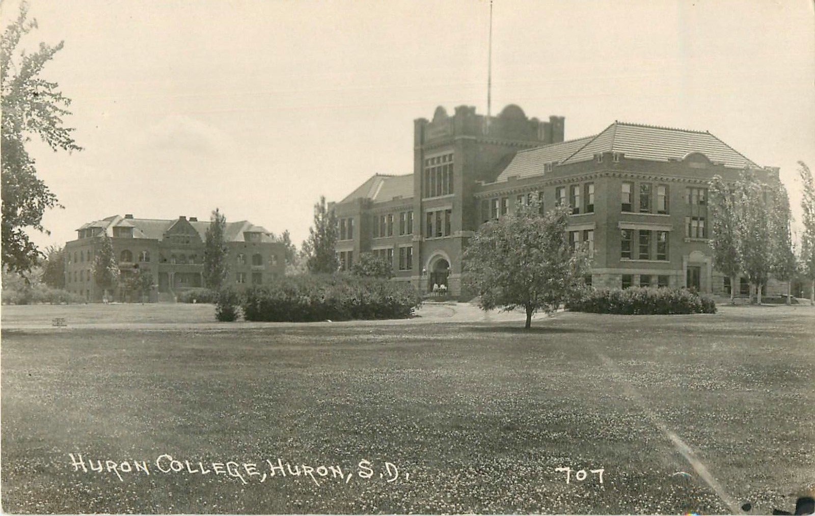 c1910 Huron College, Huron, South Dakota Real Photo Postcard/RPPC | eBay