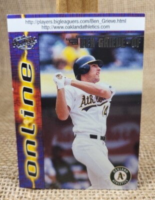 1998 Pacific Online Ben Grieve Baseball Card #530 Oakland Athletics A's ...