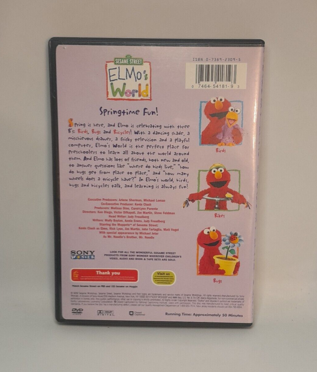 Sesame Street - Elmo's World - Springtime Fun (DVD, 2002) USED ...