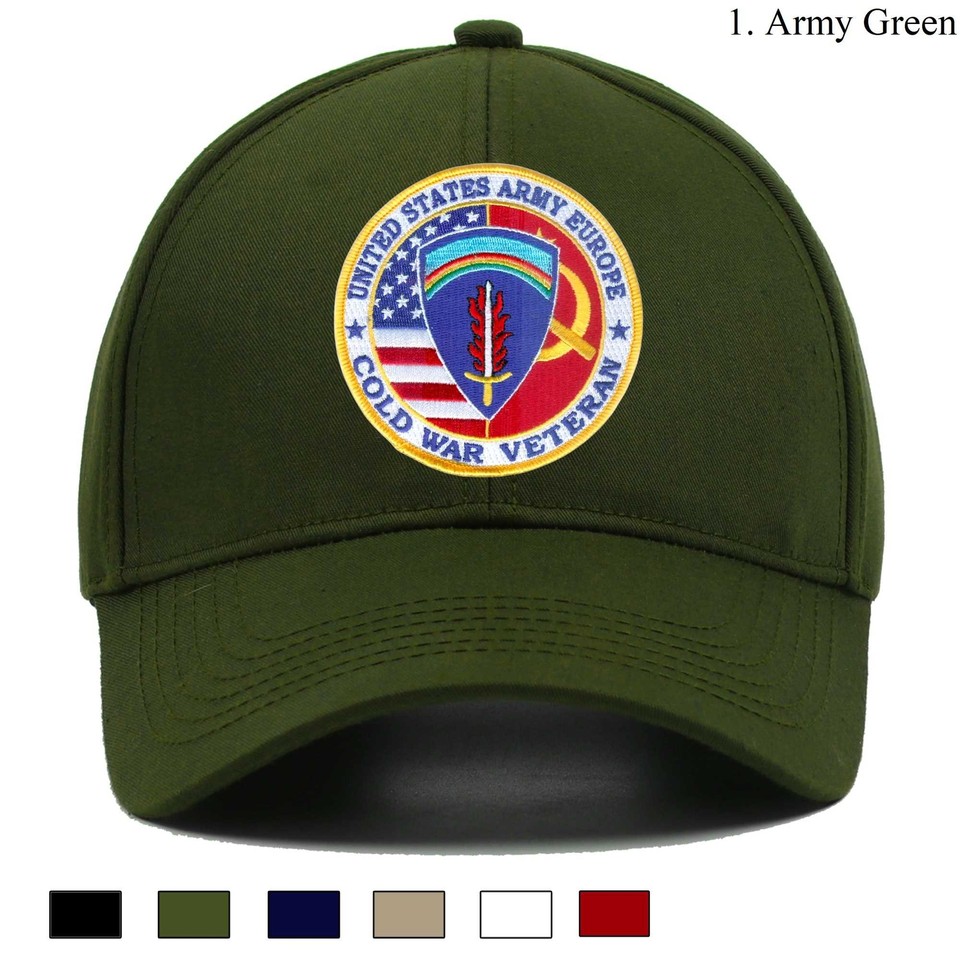 Embroidered Hat US Army Europe Cold War Veteran , Veteran Cap, Trucker ...