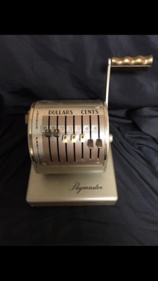 Antique Vintage Paymaster X900 Check Writing Machine | eBay