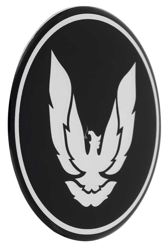 Black/Silver R15 Wheel Center Cap Decal Set 1967-2002 Pontiac Firebird ...
