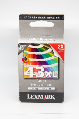 Lexmark 43XL Color High Yield Print Cartridge (D2) | eBay