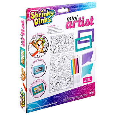 Shrinky Dinks Mini Artist Singles Activity Set Frame Easel Kids Art USA ...
