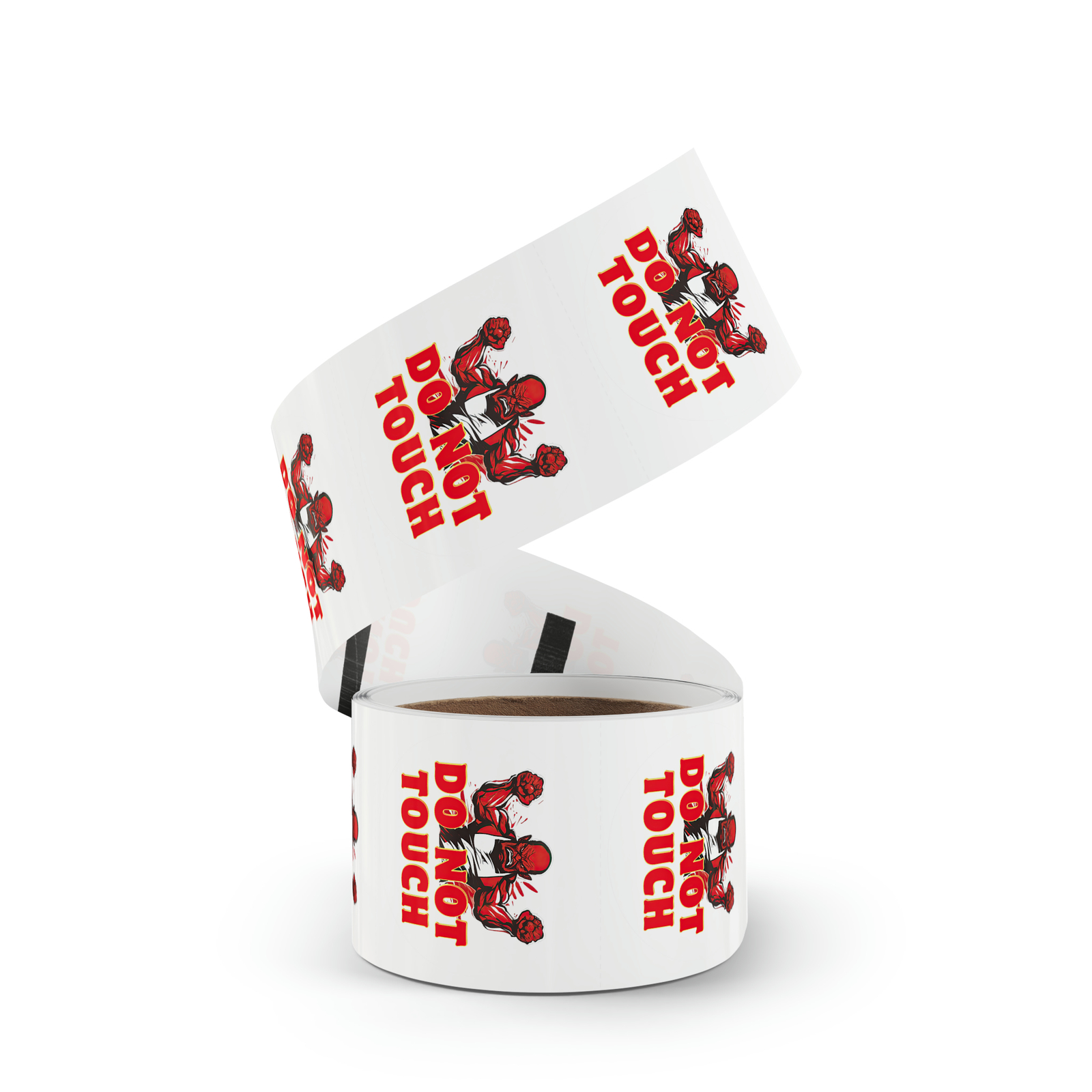 "Do Not Touch" Round Sticker Label Rolls | eBay