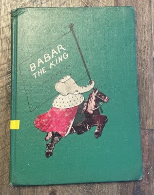 Barbar The King Jean De Brunhoff *Rare HTF Green Hardcover Book* | eBay