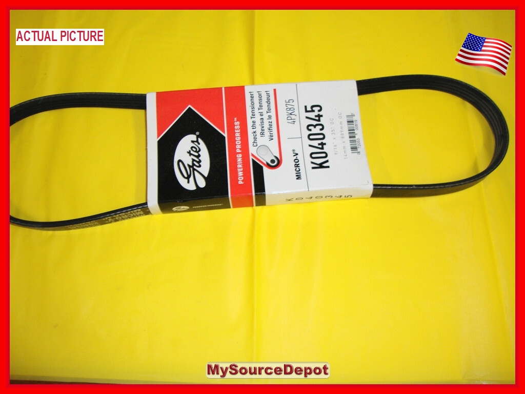 SERPENTINE BELT ,GATES BELT,K040345 | eBay