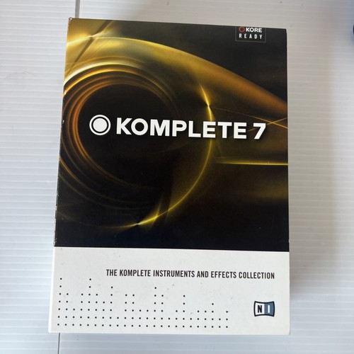 Native Instruments Komplete 7 Audio Software PC Mac 2010 Sounds Effects ...