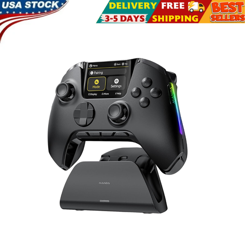 Interactive Screen Wireless Gaming Controller for PC/Switch/Switch 2 ...