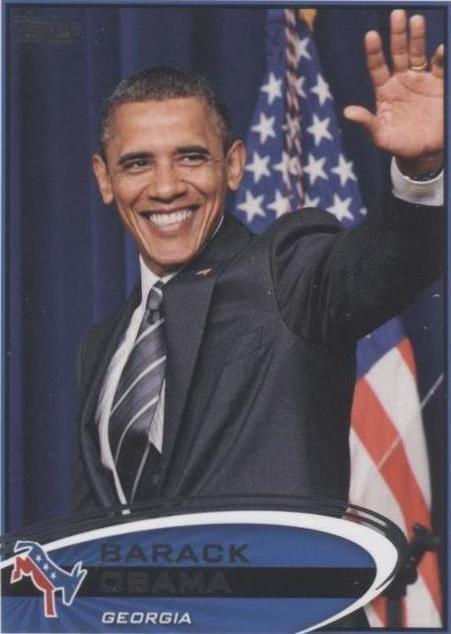 2012 Topps Update Series - Presidential Predictor Barack Obama Barack ...