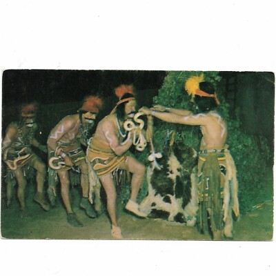 Native Smoki Snake Dancers Holding Large Rattlesnakes Prescott AZ ...