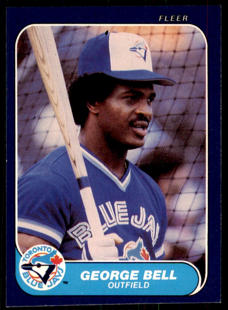 1986 Fleer George Bell . Toronto Blue Jays #53 | eBay