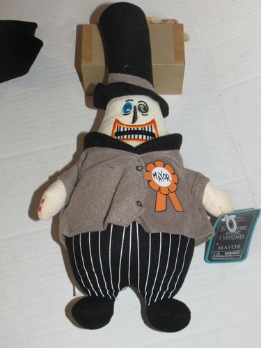 g5 Disney Nightmare Before Christmas THE MAYOR Stuffed Plush 12" Tall W ...