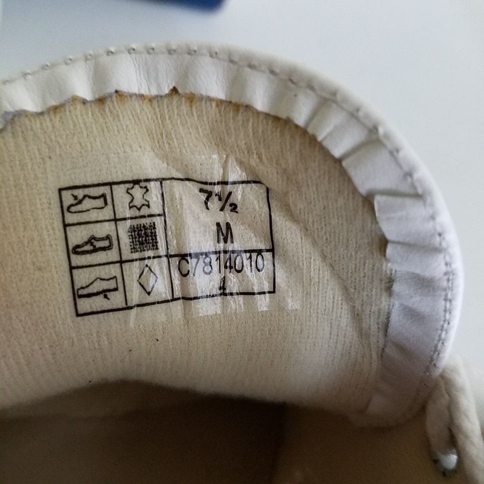 SAS SIESTA Moc Toe Lace Up White Leather Soft Step Shoes Womens 7.5 M ...