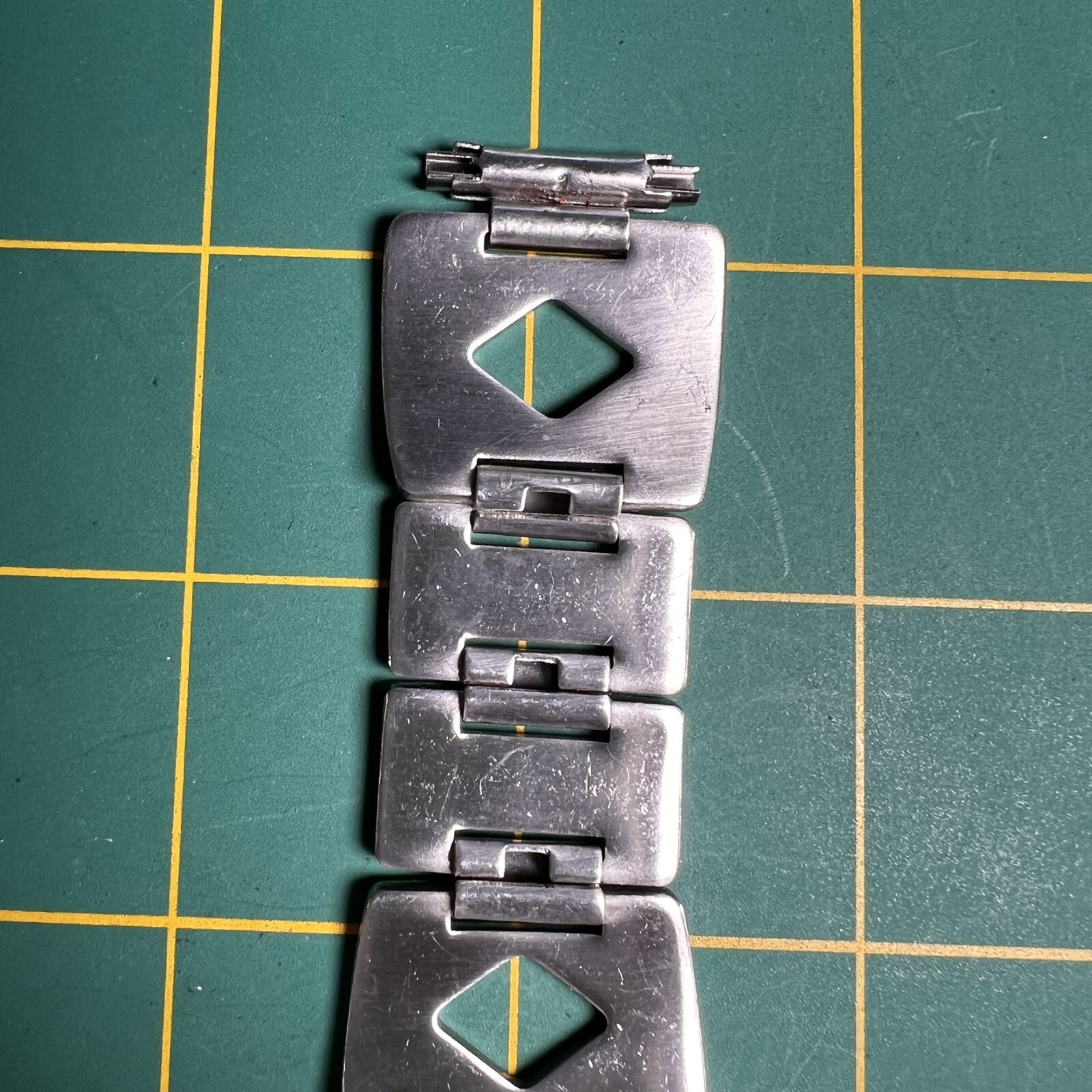 VINTAGE 17MM-20MM RETRO MARUMAN 5VS34 WATCH BRACELET / BAND STAINLESS ...