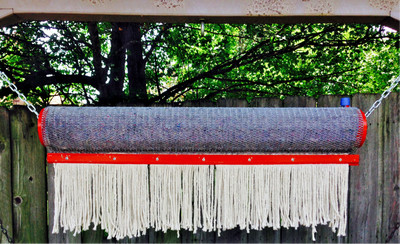 (1) 30" CATTLE LIVESTOCK OILER RUB for insect / parasite / fly control ...