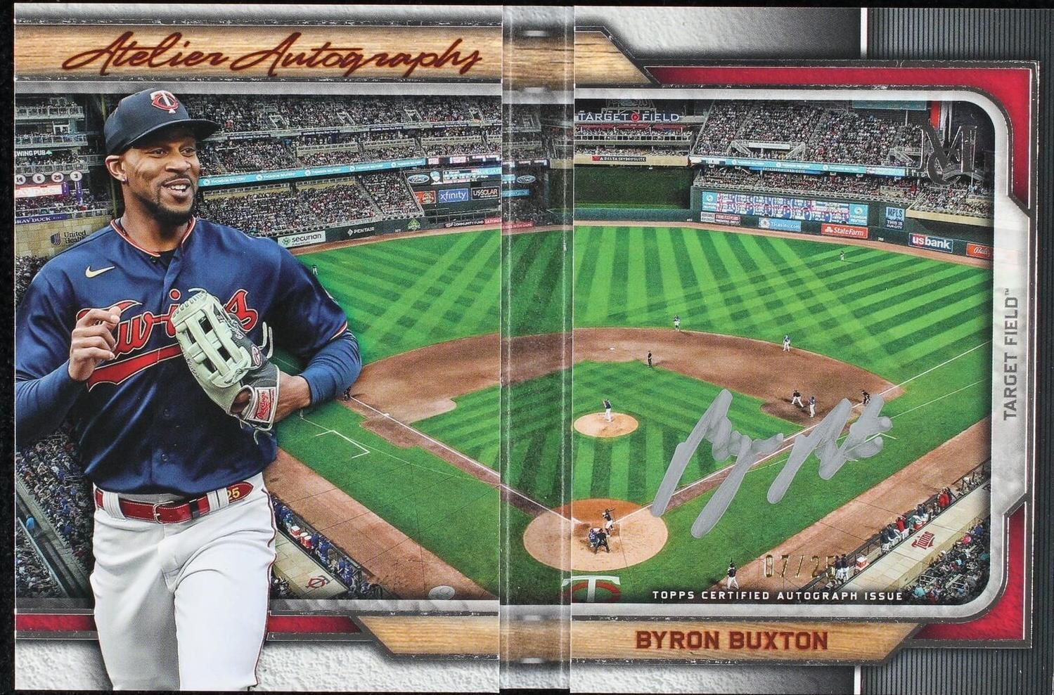2023 Topps Museum Collection - Atelier Autographed Books Byron Buxton # ...
