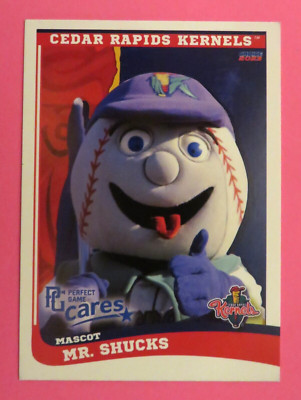 2023 Choice, Cedar Rapids Kernels, Mascot - MR. SHUCKS | eBay