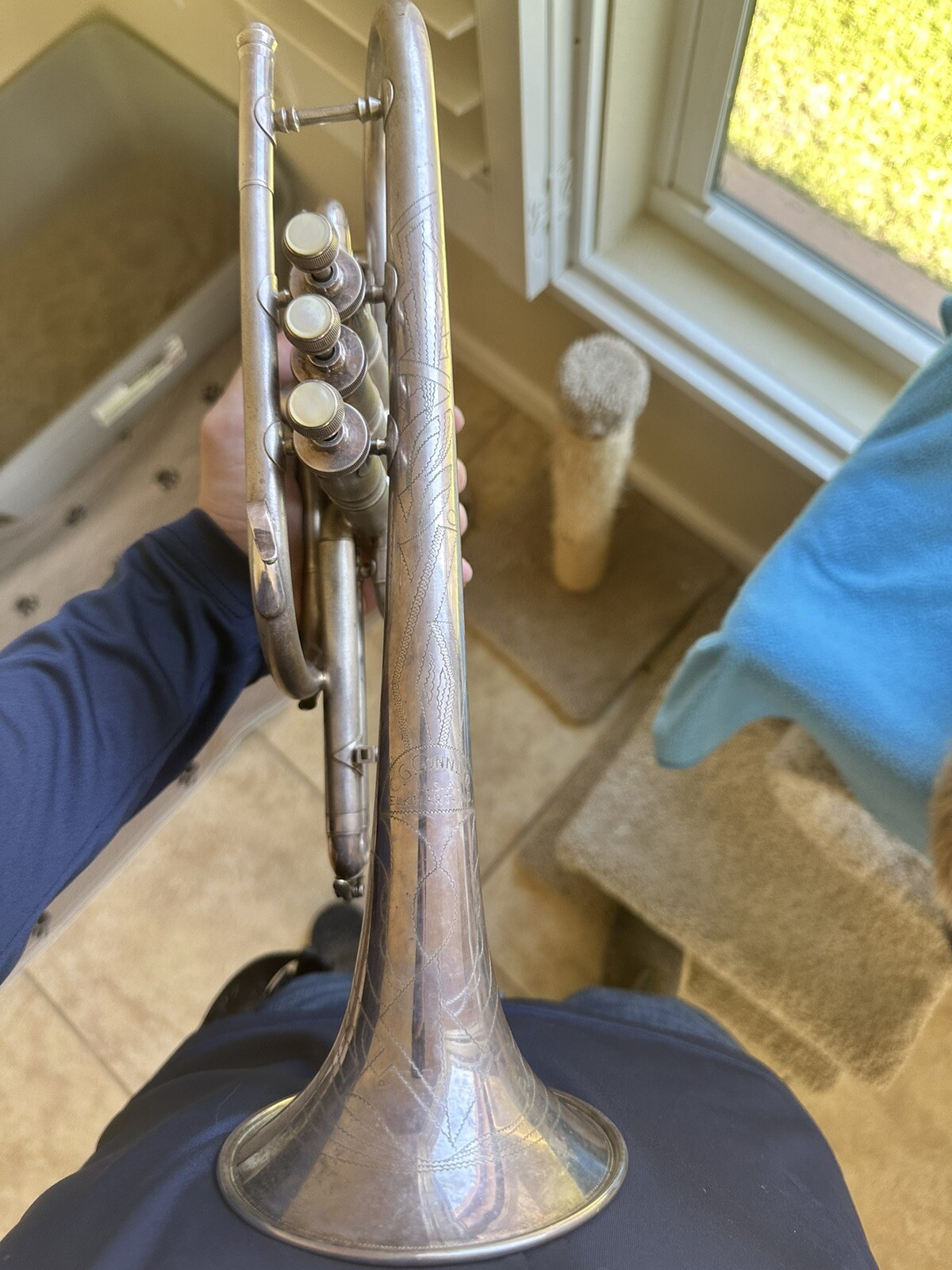 Rare WW2 1943 C.G. Conn Cornet | eBay