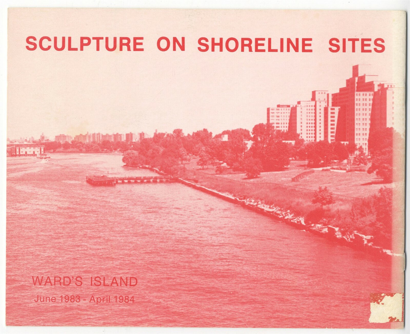 1983 Ward's Island, New York SCULPTURE ON SHORELINE SITES Z.Ben-Hahm W ...