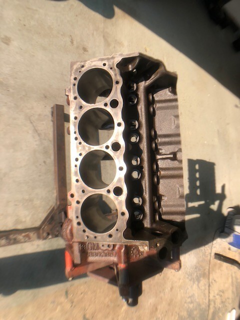 1967 Chev 327 engine block 3892657 H-20-6 Standard bore . | eBay