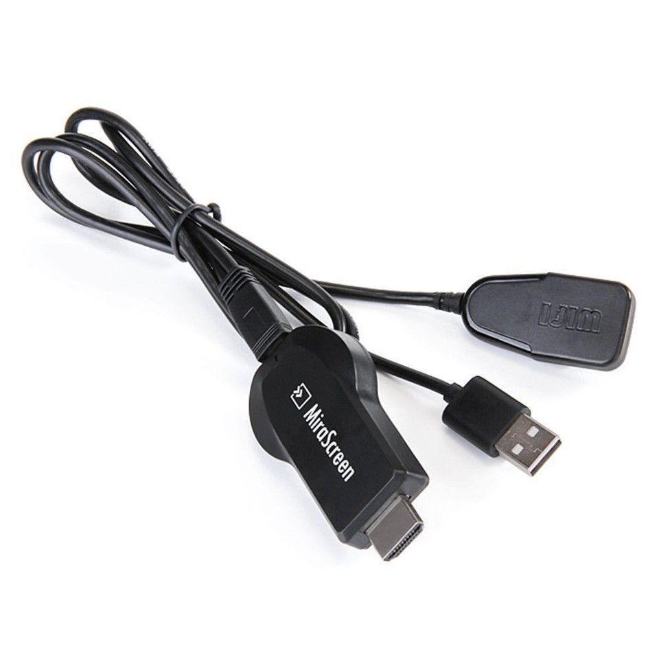Wireless Wifi Mirascreen Audio Video Adapter Ios to HDMI TV HDTV ...