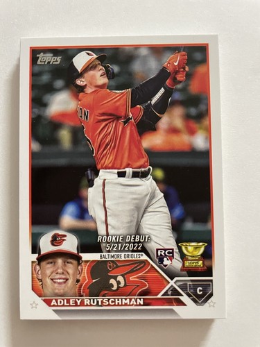 Adley Rutschman 2023 Topps Rookie Debut W/Gold Cup Trophy Lot Of 10 ...