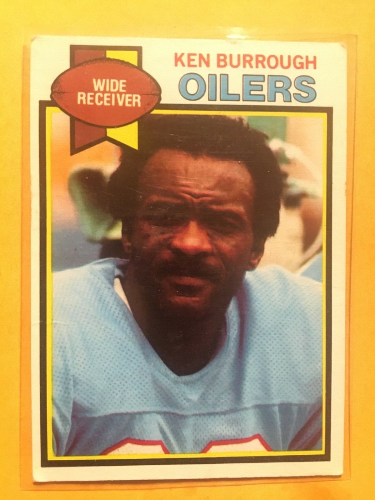 1979 Topps Oilers Ken Burrough Football Card #164 | eBay