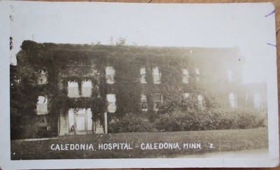 Caledonia, MN 1933 Realphoto Postcard: Caledonia Hospital - Minnesota ...