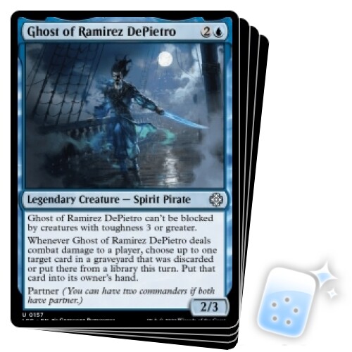 GHOST OF RAMIREZ DEPIETRO X4 The Lost Caverns Of Ixalan: Commander ...