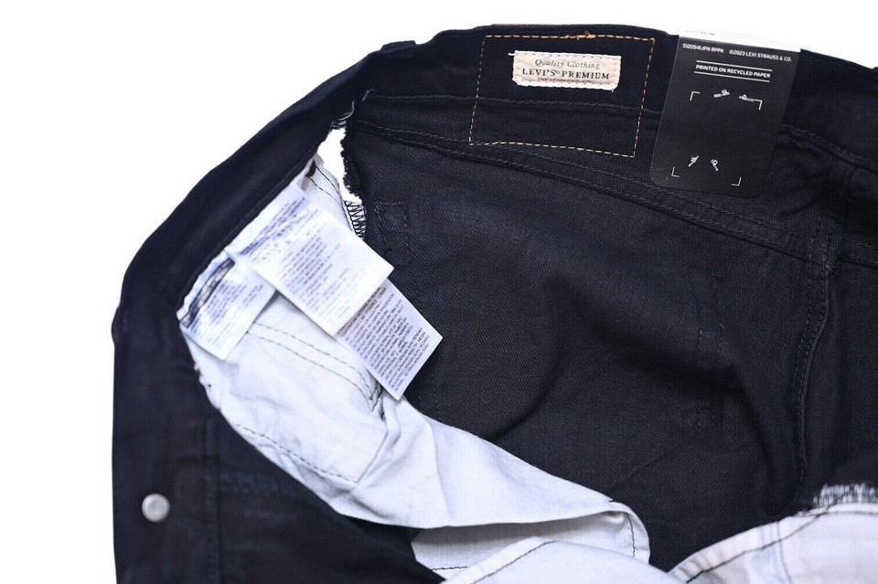 Levi's 511 Men's Slim Fit BLACK Jeans Denim New with Tags All Sizes ...