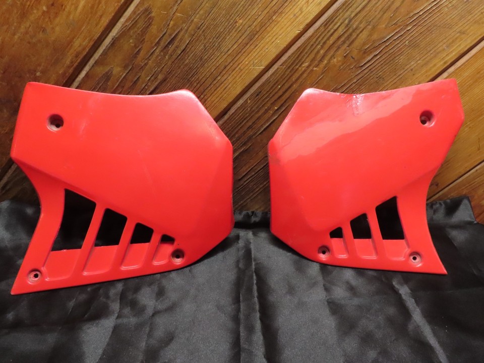 1986-87 Yamaha YZ250 YZ 250 Left Right Gas Fuel Tank Shroud Cover Scoop ...