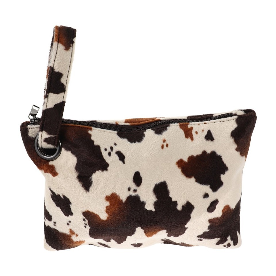 Lady Wallet Chic Cow Print Bag Clutch Purses for Women Formal Pattern ...