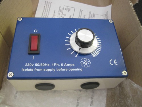 Fan Speed Controller 6 amp 230v Triac High Quality Metal Box ME1.6 ...
