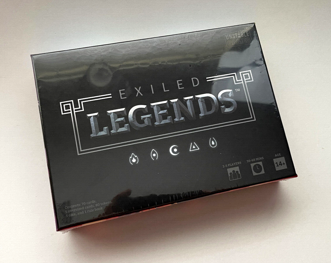 Exiled LEGENDS Strategy Card Game 2-5 Players 70 cards NEW | eBay
