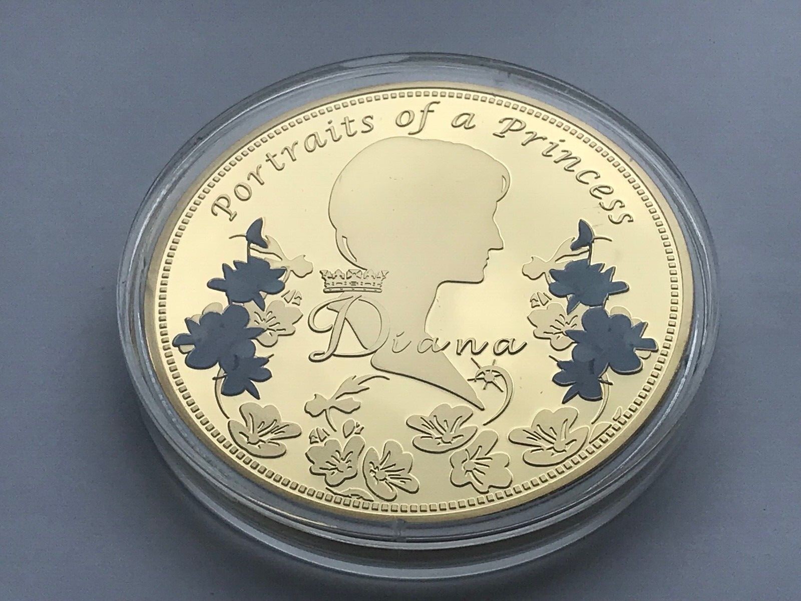 2013 DIANA PORTRAITS OF A PRINCESS 70mm GOLD PLATED PROOF COIN | eBay UK