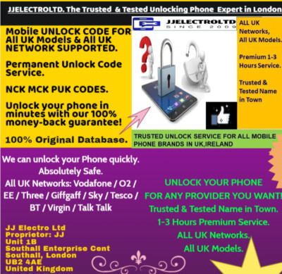 UNLOCK CODE SERVICE. Samsung UK & Ireland Any Model & Network NCK + MCK ...