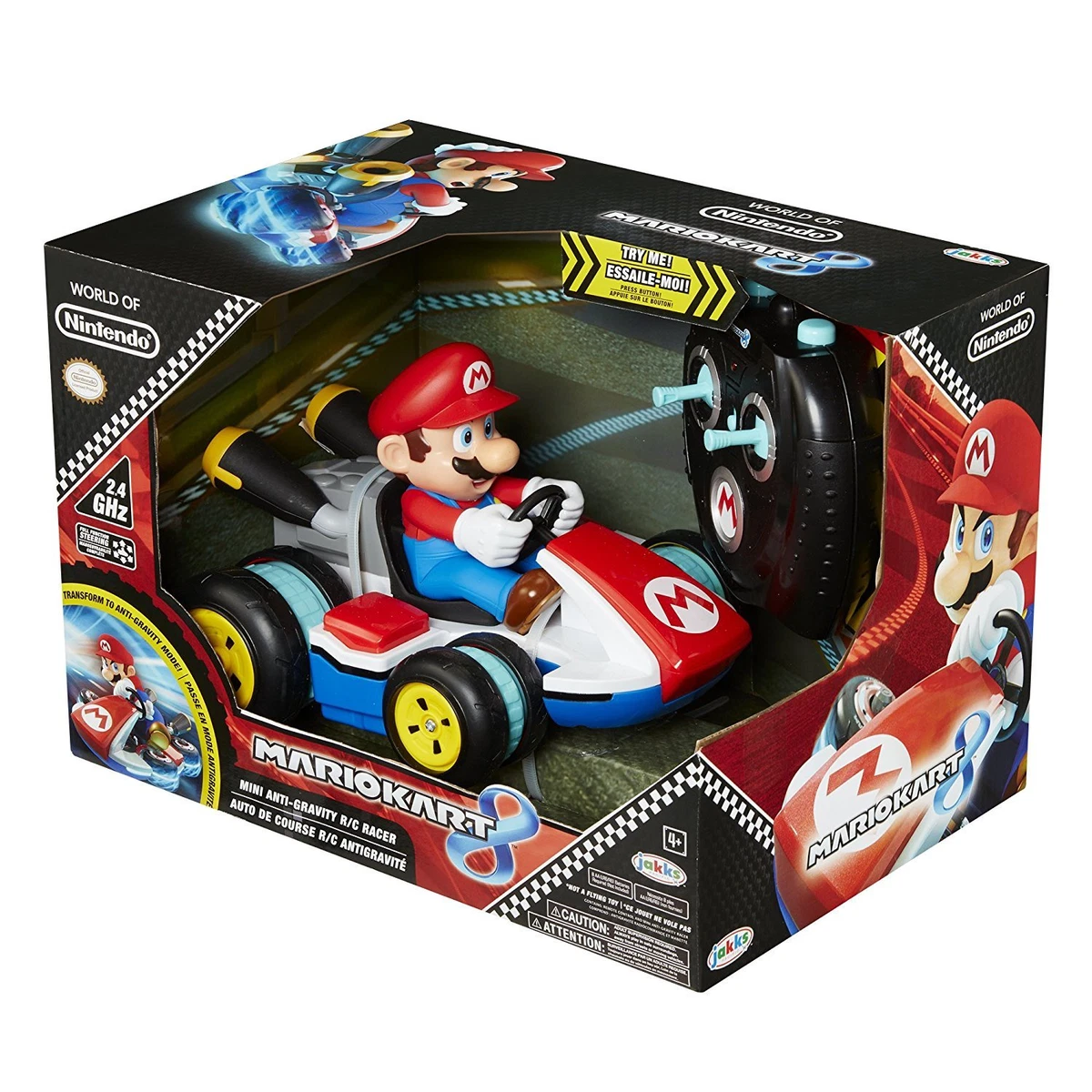 Mario Kart Mach Mario And Luigi RC Cars, 2-pack