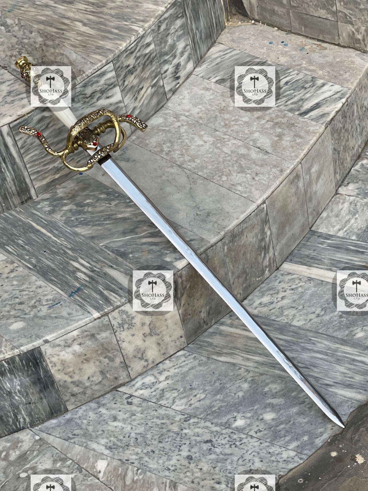 Highlander Sword Handcrafted (Peter Diamon) Toledo Salamanca sword with ...