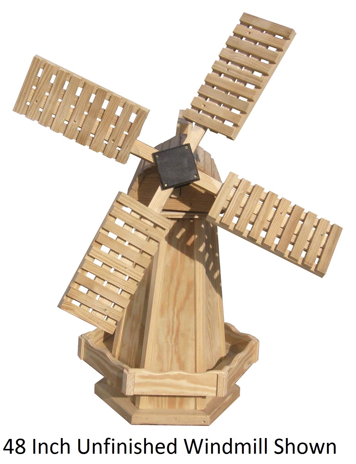 Amish-Made Wooden Dutch Windmill Yard Decoration - Available in 21 ...