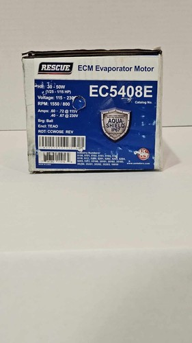 2)Nidec Emerson Ec5408e Motor 115/230 Volt 1550 Rpm 1/15hp Both Brand ...