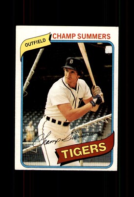1980 TOPPS BASEBALL #176 CHAMP SUMMERS | eBay
