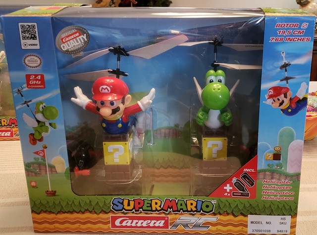 Carrera Flying RC Mario and Yoshi Helicopters for sale online | eBay
