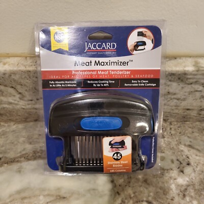 Jaccard Meat Maximizer Meat Tenderizer, 45 Stainless Steel Blades NEW ...
