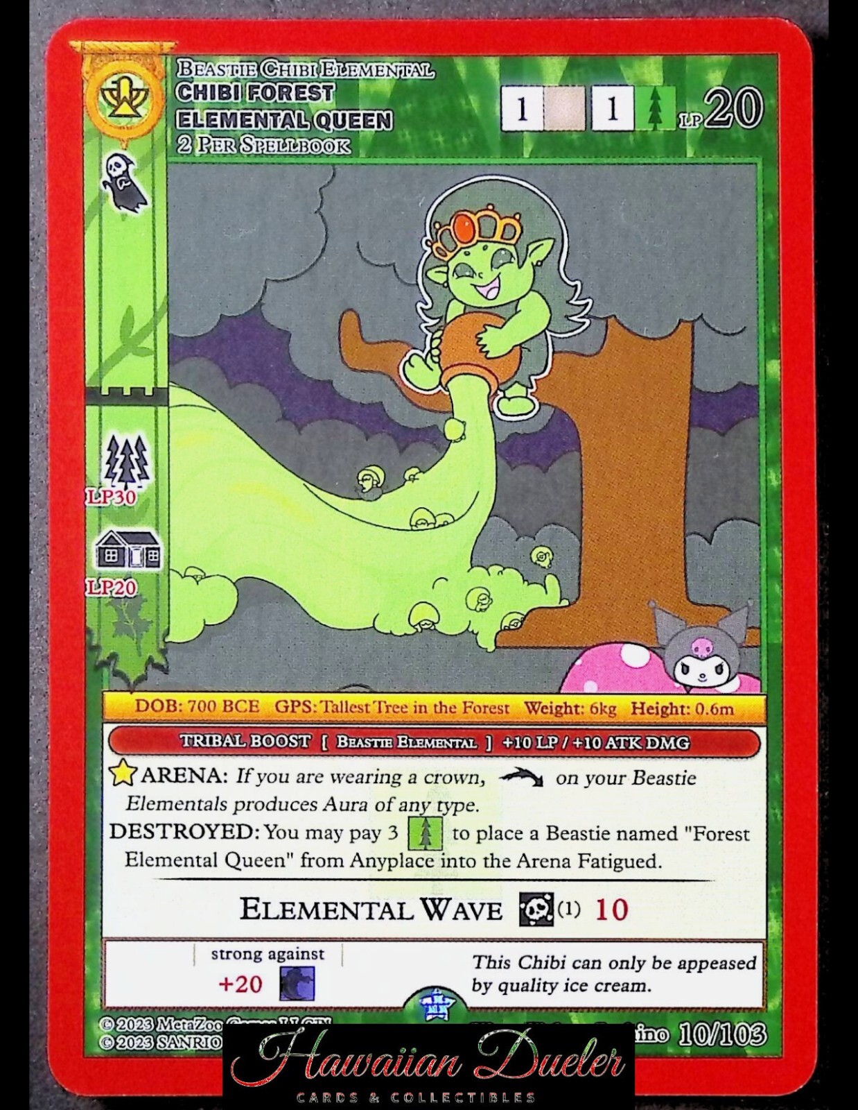 MetaZoo - Kuromi's Cryptid Carnival - Chibi Forest Elemental Queen Non ...