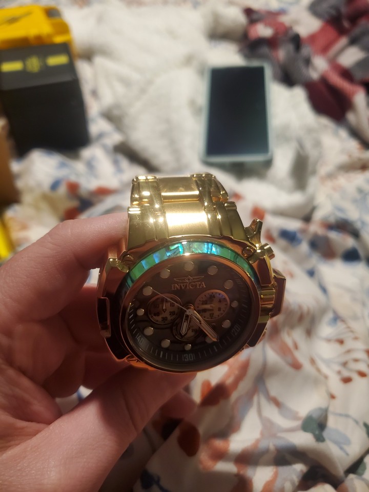 Invicta Coalition Forces Sentinel Men's Watch w/ Abalone Dial 48412 | eBay