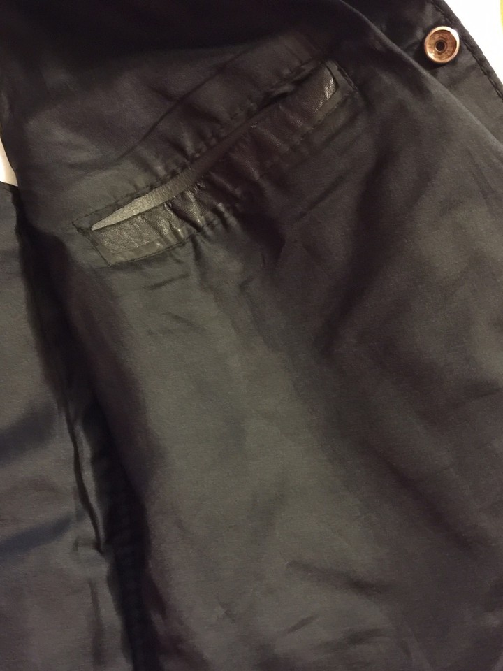 Tuff Hide Apparel Black Leather Embroidered Vest THE STRONG SURVIVORS ...