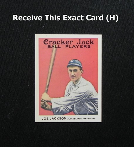 JOE JACKSON Dover Reprint of 1915 Cracker Jack Card #103 _ EXACT CARD ...