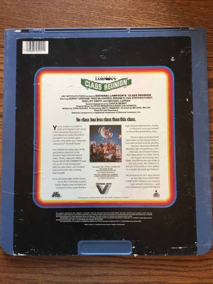 National Lampoon Video CED Capacitance Electronic Video Disc System ...