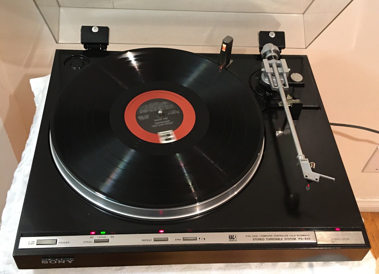 Sony PS-X55 Fully Automatic Direct Drive Turntable With Ortofon LM-10 ...